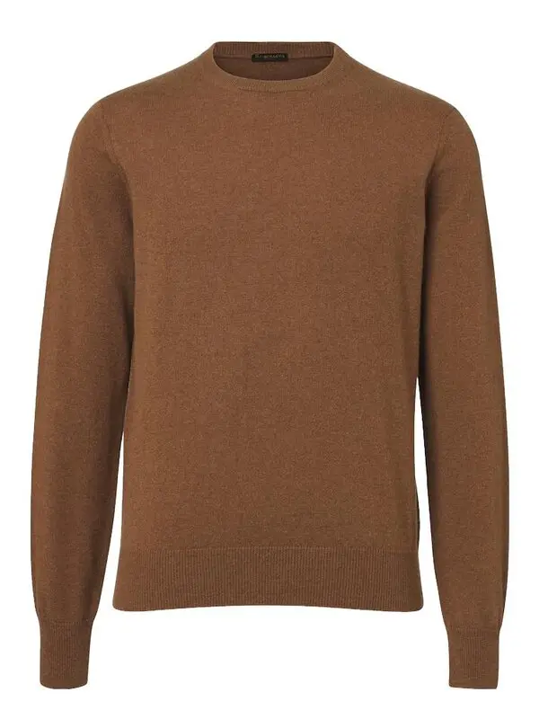 Rubinacci Cashmere Crewneck Sweater - Beige