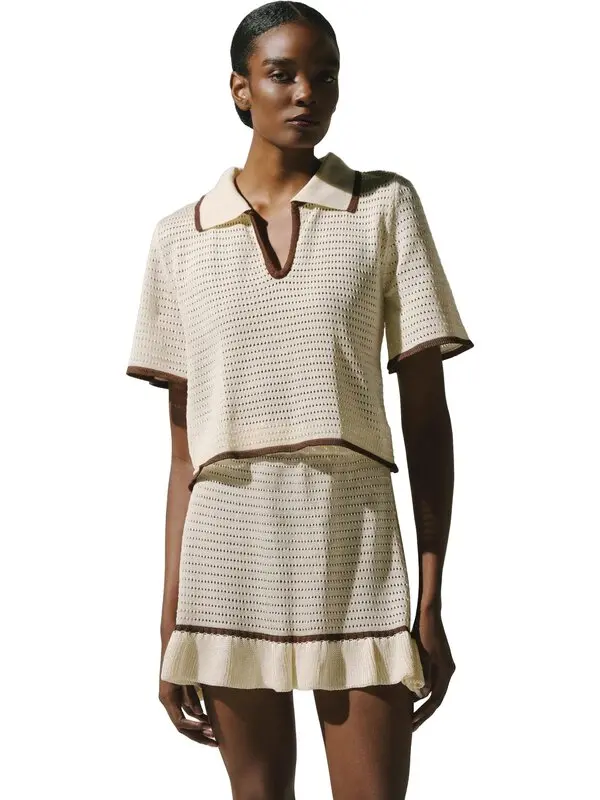 BAOBAB Carlota Mini Skirt - Affogato