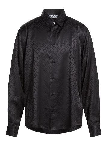 Versace Shirt Size Viscose - Black