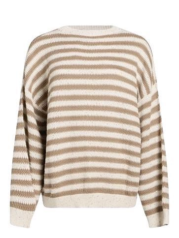 Brunello Cucinelli Cotton & Polyester Open-knit Sweater - Beige