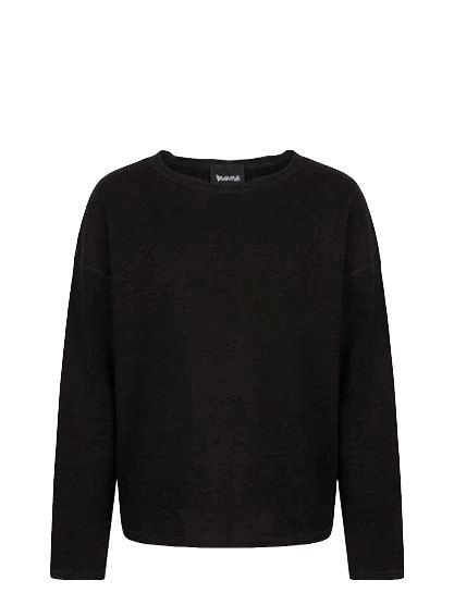 DISCLAIMER Crewneck Long Sleeve Sweatshirt - Black