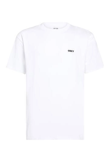 Obey T-shirt Size Cotton - White