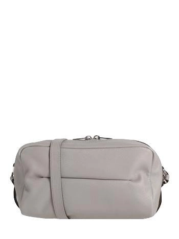 VALEXTRA Pebbled Leather Camera Bag - Grey