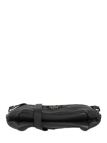 VALEXTRA Crossbody Bag In Pebbled Calfskin - Black