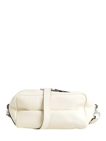 VALEXTRA Crossbody Bag In Pebbled Calfskin - Ivory