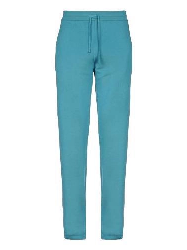 Dolce & Gabbana Sky Silk Knit Drawstring Trousers - Blue