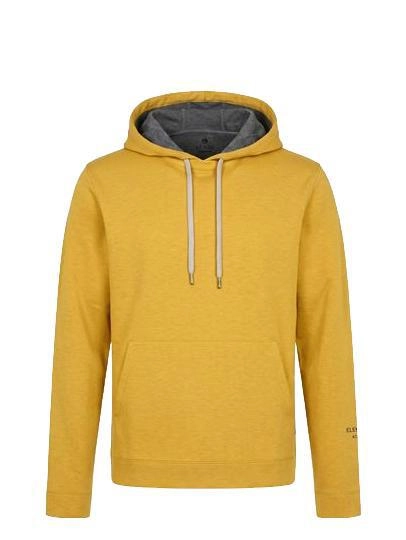 GRAN SASSO Mélange Hooded Sweatshirt - Yellow