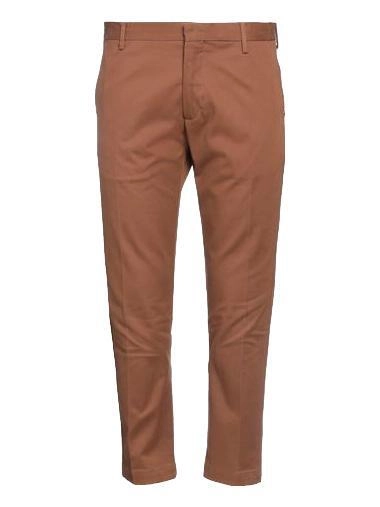 ENTRE AMIS Pants Size Cotton, Elastane - Beige