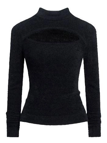 MARANT ETOILE Polyamide Turtleneck With Cut-out Detail - Black
