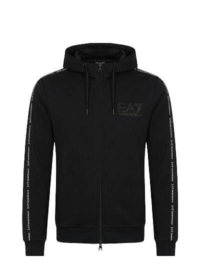 EA7 Sweatshirt With Logo Detail - Black