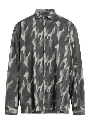 Armani Exchange Shirt Size Cotton, Elastane - Green