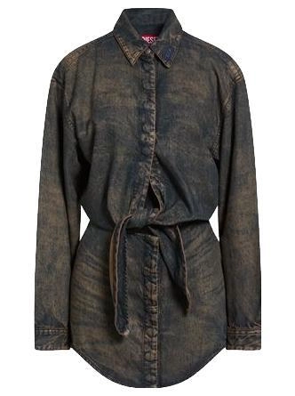 DIESEL® Denim Shirt Dress - Blue