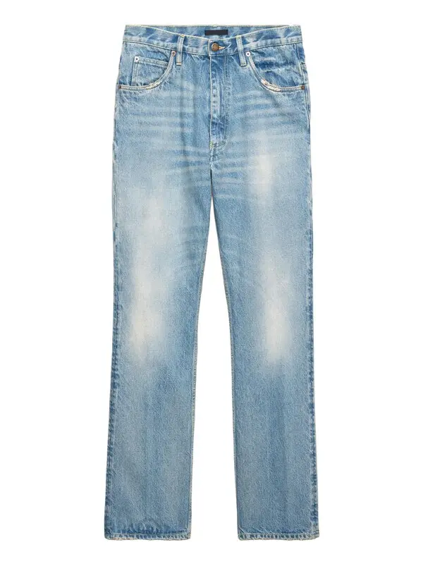 Prada Washed Denim Jeans - Blue