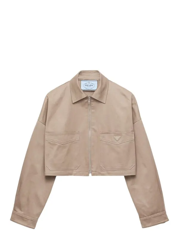 Prada Chino Blouson Jacket - Grey