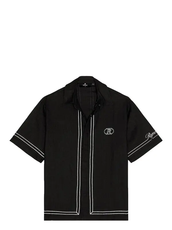 REPRESENT Border Shirt - Jet Black