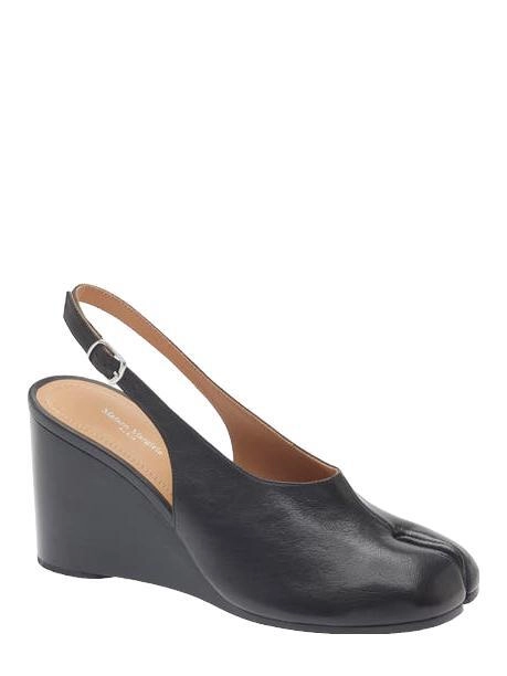 MAISON MARGIELA Tabi Wedge Slingback Pumps - Black