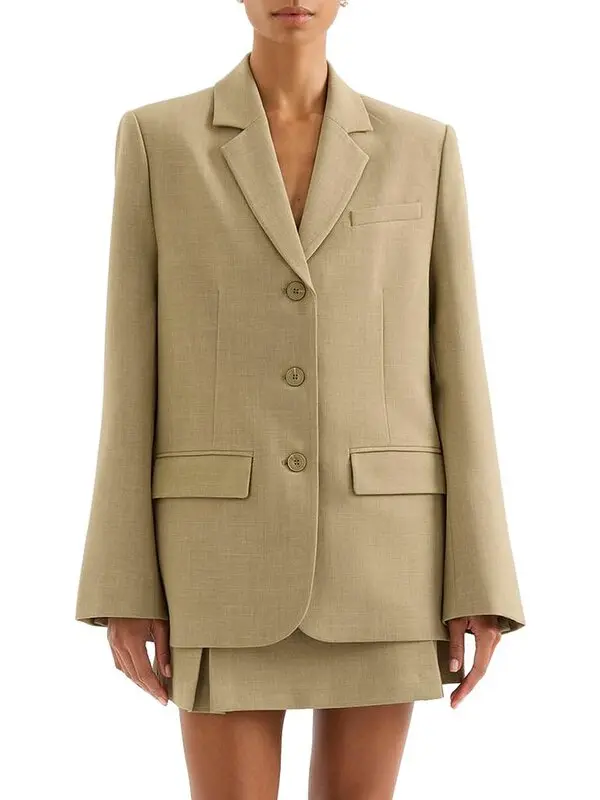 Nude Lucy Audrey Tailored Blazer - Moss