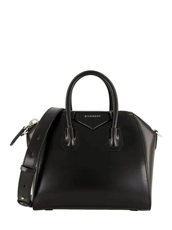 Givenchy Antigona Mini Box Leather Bag - Black