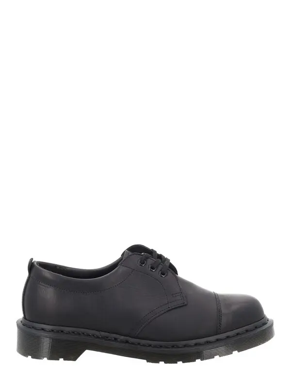 Dr. Martens X Margaret Howell Lace-up Moc Toe Shoes - Black