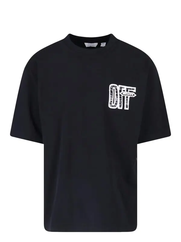 Off-White Graphic Logo T-shirt - Black