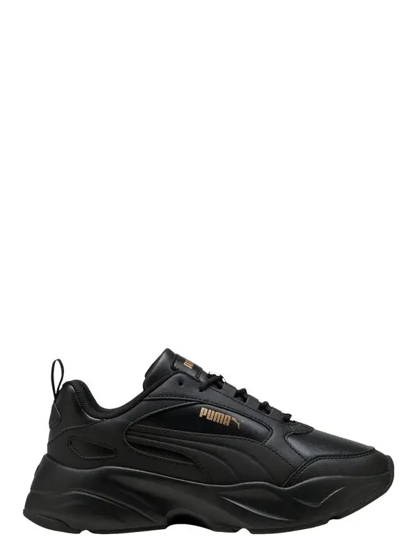 PUMA Wmns Cassia 2.0 L Gold Sneakers - Black