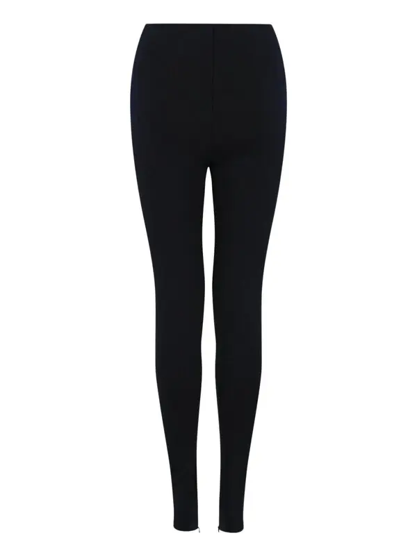 FERRAGAMO Wool Blend Leggings - Blue