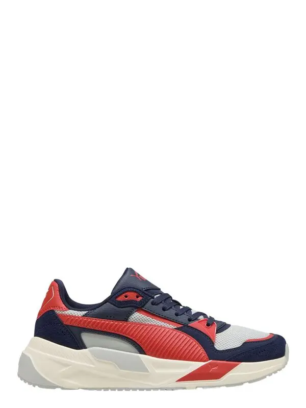 PUMA Trinity 2 'light Gray Red Fire Navy - Grey