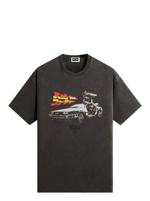 Kith For Back To The Future Delorean Graphic T-shirt - Black
