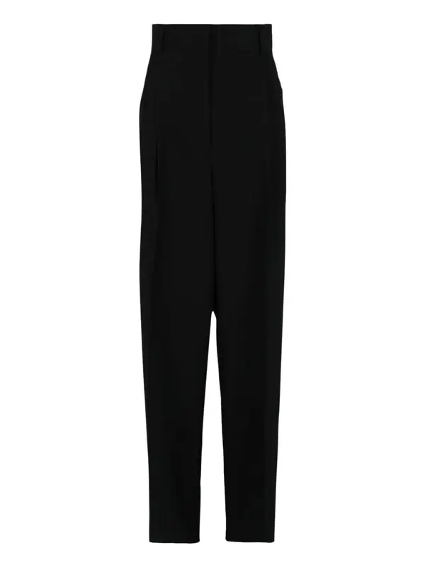 FERRAGAMO Tailored Wide-leg Trousers - Black