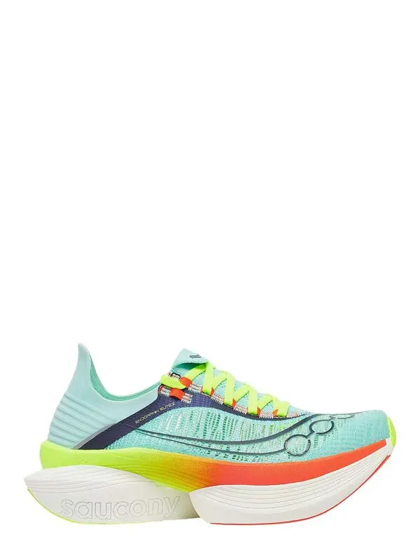 Saucony Endorphin Elite 2 'splash Fire' Athletic Sneakers - Green
