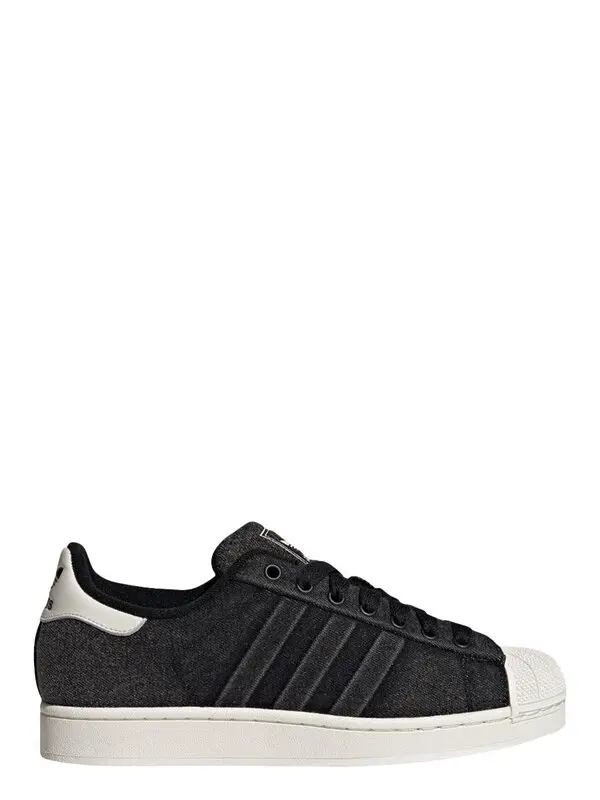 Adidas Superstar 2 Denim Sneakers - Black