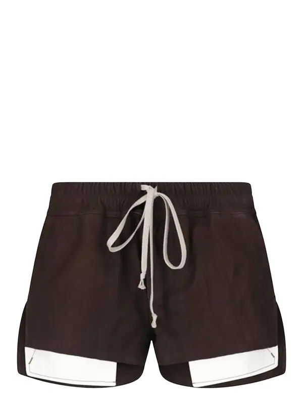 Rick Owens Fog Boxer Shorts - Brown