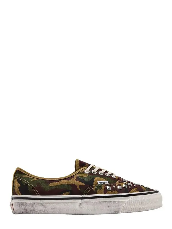 VANS Authentic Camouflage Studded Sneakers - Green