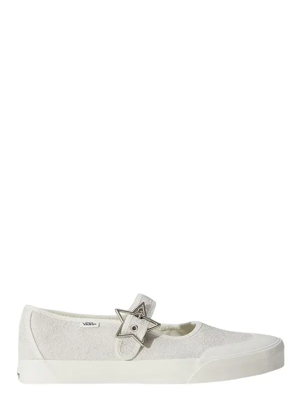 VANS Mary Jane With Star Buckle Detail - White