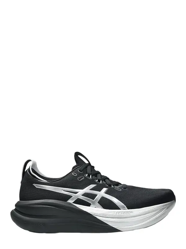 Asics Gel-nimbus 28 Platinum Platinum Athletic Sneakers - Black
