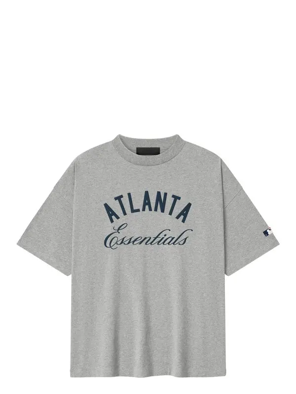 Fear Of God Braves 90s Tee 'concrete Heather - Grey