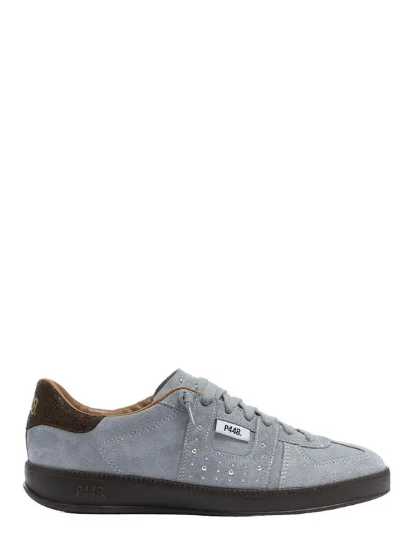 P448 Monza Suede Studded Sneakers - Blue