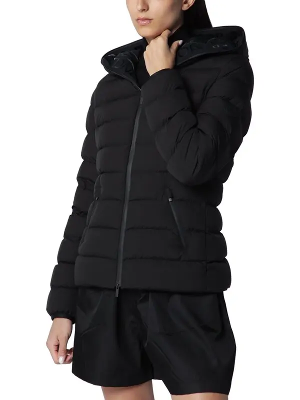 Moncler Herbe Short Down Jacket - Black