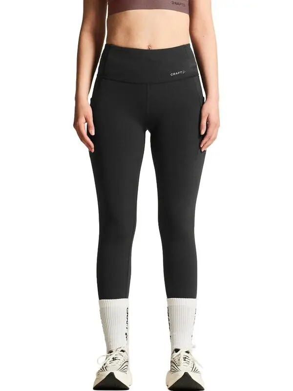 CRAFT Essence High Waist Pocket Leggings - Black