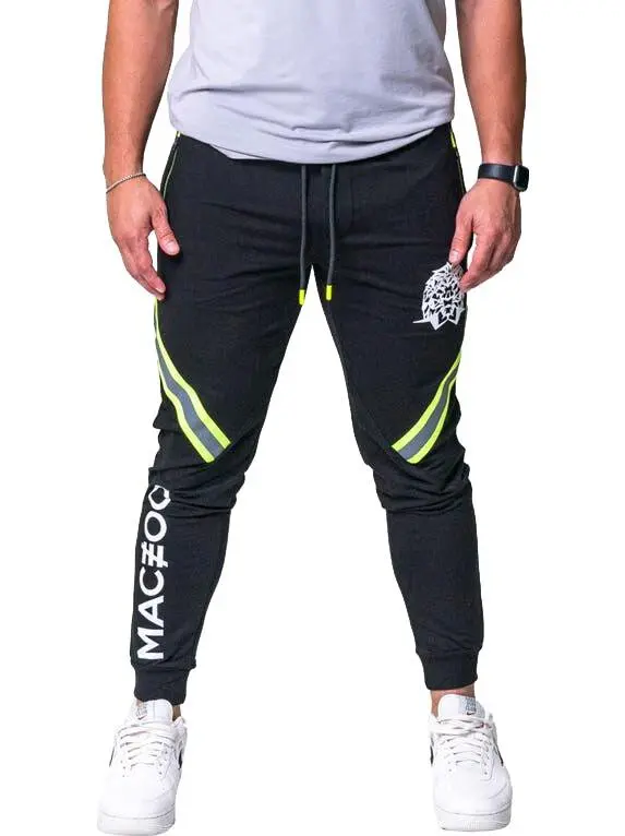 MACEOO Lightening Stretch Cotton Joggers - Black