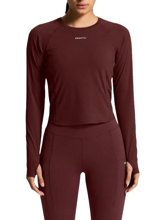 CRAFT Hypervent Long Sleeve Top - Dark Fig