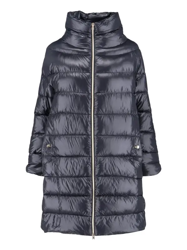 Herno Zip Puffer - Black