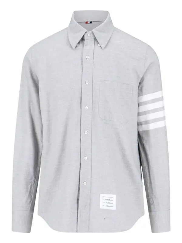 Thom Browne Shirt "4-bar - Gray