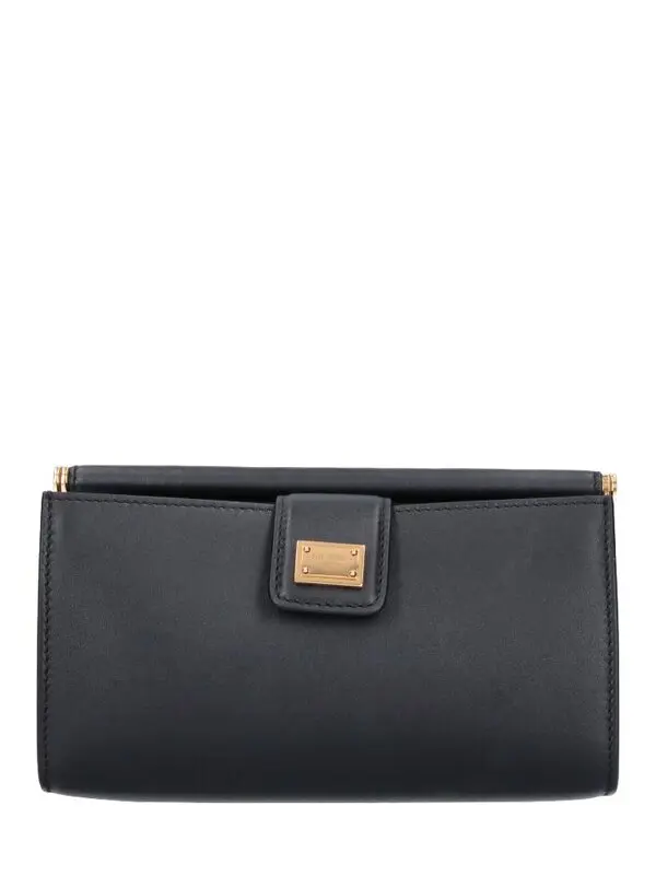 Dolce & Gabbana Mini Leather Shoulder Bag - Black