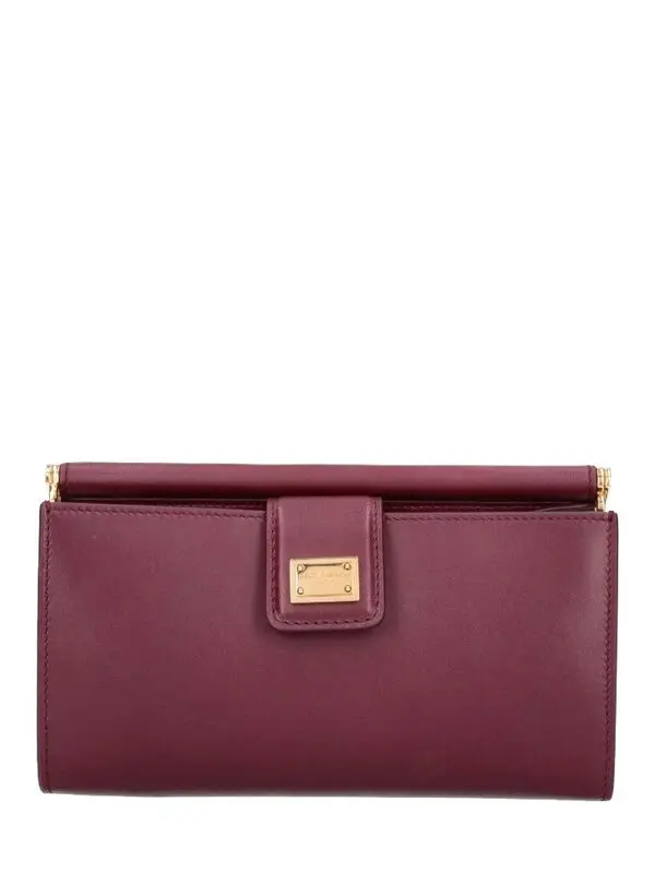 Dolce & Gabbana Mini Leather Shoulder Bag - Red