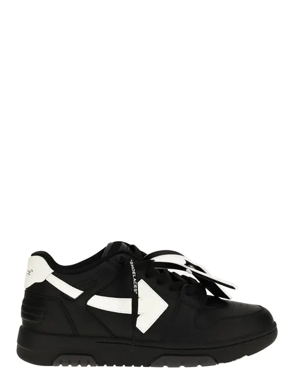 Off-White Out Of Office" Leather Sneakers - Black