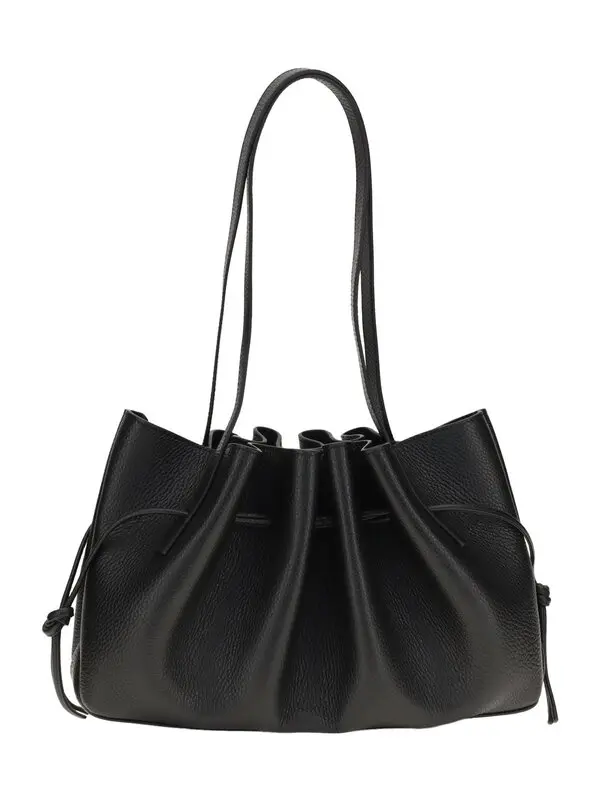 Yuzefi Drawstring Shoulder Bag - Black