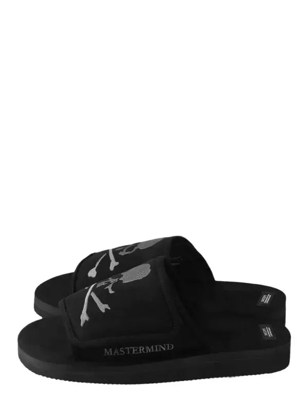 MASTERMIND WORLD X Suicoke Open Toe Slippers - Black