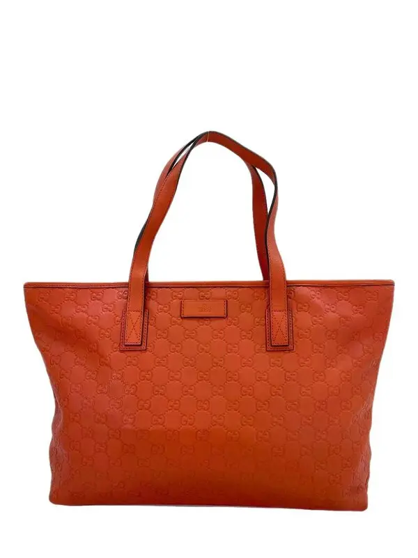Gucci 2000s Gg Assima Tote Bag - Orange