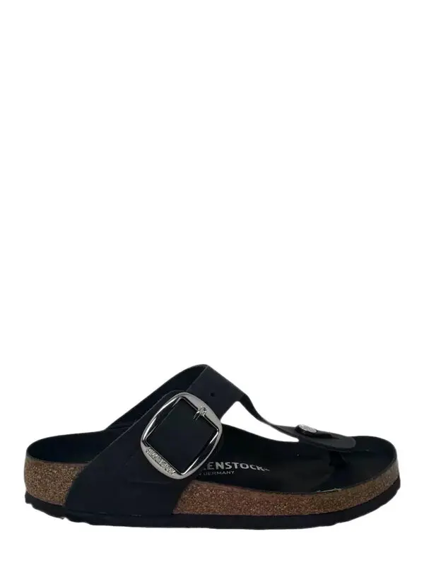 BIRKENSTOCK Gizeh Big Buckle Sandals - Black